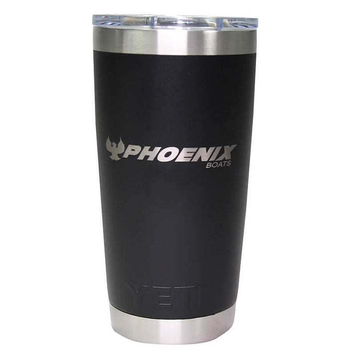 YETI 20oz Rambler Tumbler - Black – Phoenix Boats Gear